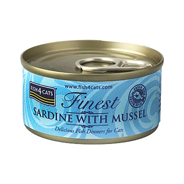 メーカー：?グッドスマイル メーカー画像　フィッシュ４キャット　イワシ＆緑イ貝　７０ｇ　5056008806927　20240220　y24m02　Y.K.　猫　ねこ　ネコ　猫用　ねこ用　ネコ用　キャット　cat　猫フード　キャットフード　...