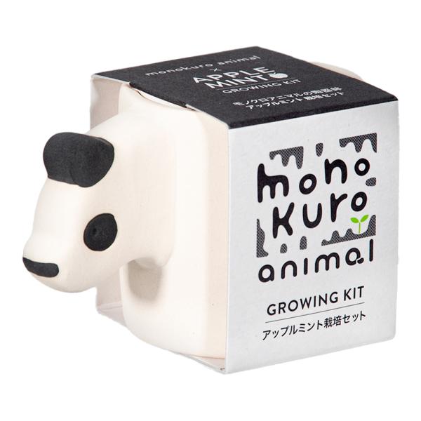 メーカー：聖新陶芸 聖新陶芸　ｍｏｎｏｋｕｒｏ　ａｎｉｍａｌ　パンダ　アップルミント　家庭菜園　ギフト　seishin　フラワー　鉢植え　園芸用品　育てる　培養土　室内　セット　ガーデニング用品　室内栽培　室内園芸　家庭栽培　インドアガーデ...