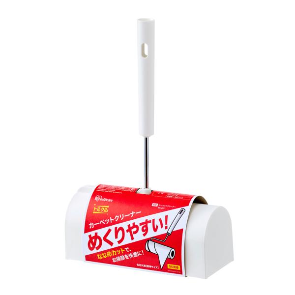 メーカー：アイリスオーヤマ メーカー画像　アイリスオーヤマ　カーペットクリーナー　トルクル　本体　ＮＣ−ＤＨ　ななめカット　めくりやすい　掃除　粘着クリーナー　4967576684354　20240405　y24m04　Y.K.　掃除用品　...