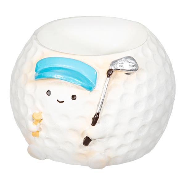 メーカー：ケーイーアイ littleregin　鉢カバー　鉢　植木鉢　ガーデニング用品　resinpot　4530254167755　リトルレジンポット　ゴルフボール　１号ポット用　プラスチック　鉢植え　ポット　園芸　園芸用品　園芸資材　花...