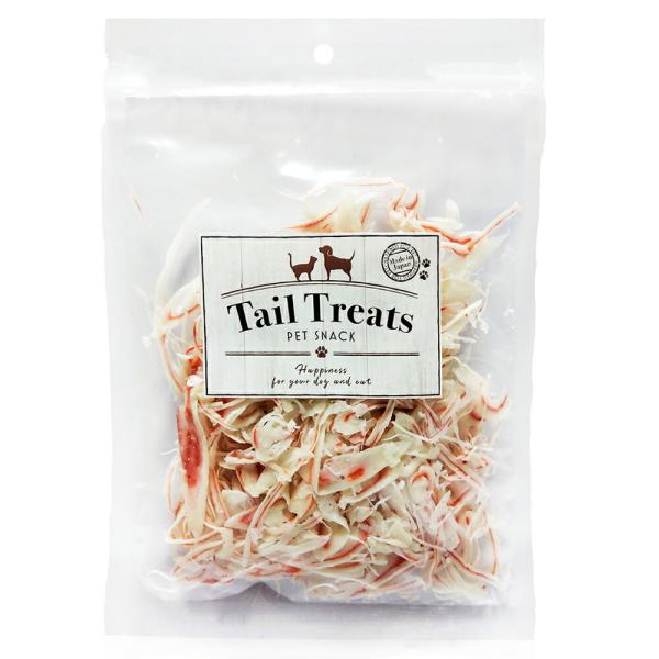 メーカー：テールトリーツ メーカー画像　Tail　Treats　かにかまスライス　50g　4589620622749　20240423　y24m04　mikari　イヌ　犬　猫　ねこ　おやつ　無着色　無香料　オールステージ　間食　成犬　国産...