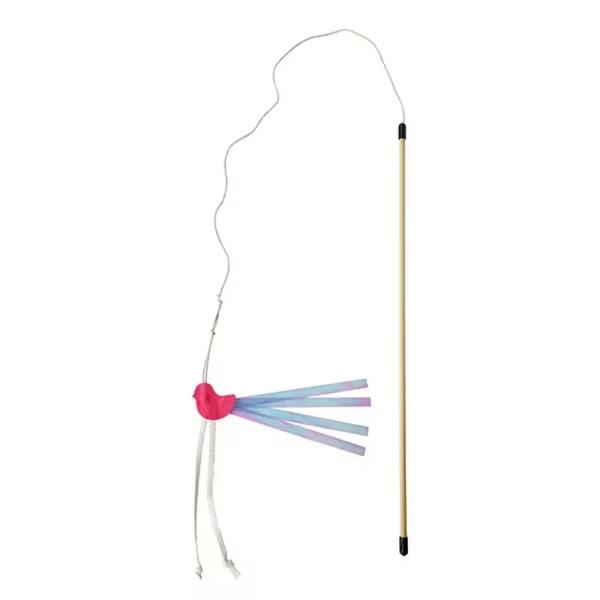 メーカー：ペッツルート メーカー画像　猫じゃらし　ペッツルート　カシャカシャ紙ひもじゃらし　トリ　猫用おもちゃ　4984937666194　20240503　y24ｍ05　akst　猫　ネコ　ねこ　ねこ用　猫用　ネコ用　愛猫　愛猫用　CAT...