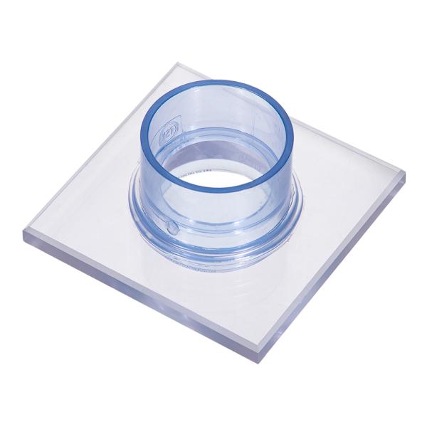 オーバーフロー台座　４０Ａ　ガラス水槽　アクリル水槽兼用　塩ビ製　シリコン接着用　　アクアリウム用品　アクアリウム　OF　台座　塩ビ管　４０Ａ用　アクア用品　配管　ＯＦ水槽　オーバーフロー　bnroftank_haikan 20240719...