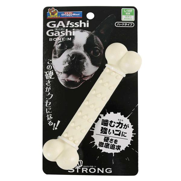 メーカー：ドギーマン メーカー画像　ドギーマン　ガッシガシ　ボーン　M　4976555856958　20240723　y24m07　ngtk　犬用品　犬　dog　イヌ　犬用　小型犬　中型犬　おもちゃ　玩具　かじる　歯　ストレス発散　ハードタ...