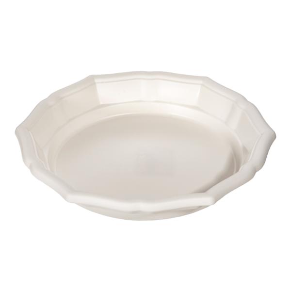 メーカー：アップルウェアー アップルウェアー　スタイルプレート　6号　ホワイト　鉢皿　4905980414914　20240717　y24m07　ktym　プレート　鉢受け　鉢受皿　受け皿　受皿　レトロ　アンティーク　洋風　和風　個性的　デ...