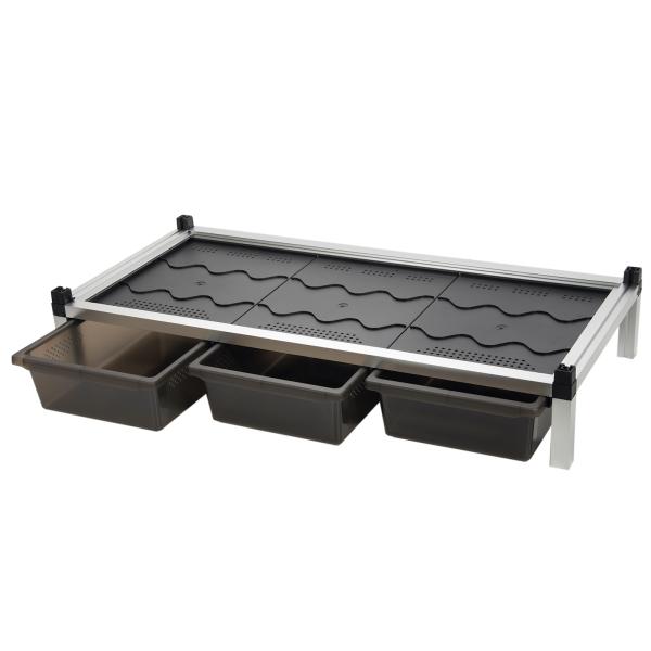 メーカー：ジャイアンガーデン レプタイルレジデンスＤ―３ＢＯＸ　Ｇ　爬虫類　両生類　飼育用品ラック　ラック　飼育棚　飼育ラック　棚　ケージ棚　ゲージ棚　ケージラック　ゲージラック　ケースラック　6975444403592　レオパ　ニシアフ　...