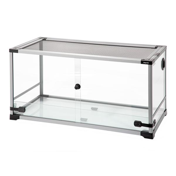 メーカー：ジャイアンガーデン フォ―ダブルレプタイルガーデン９０４５　S　スライドドア　6975444404780　９０ｃｍ　９０　４５　ブラック　黒　黒色　爬虫類ケージ　爬虫類　ケージ　ゲージ　飼育ゲージ　飼育ケース　ガラスケージ　ガラス...