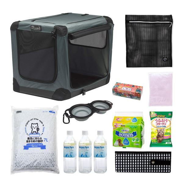 メーカー：用品セット 猫用　防災グッズ　基礎セット（フードなし）　災害　2250003097080　20240809　y24m08　Y.K.　猫　ねこ　ネコ　猫用　ねこ用　ネコ用　猫用品　用品　防災　災害　避難　防災セット　防災グッズ　台風...