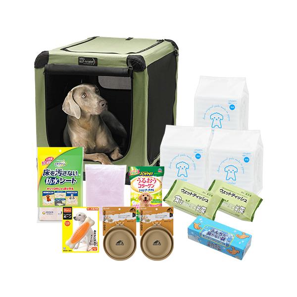 犬用　防災セット　大型犬向け（ソフクレート色おまかせ）（水・フードなし）　犬用　災害　１８０サイズ　２個口　2250003097547　20240812　y24m08　Y.K.　犬　いぬ　イヌ　犬用　いぬ用　イヌ用　犬用品　用品　防災　災害...