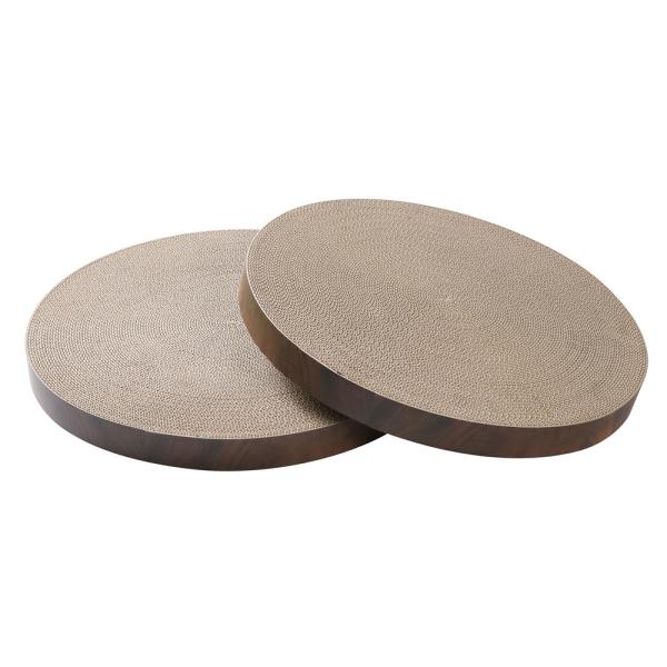 メーカー：猫壱 メーカー画像　猫壱　バリバリボウルタワーＸＬ　交換用つめとぎ　２個パック　ダークブラウン　ねこいち　ねこ　ネコ　猫　つめとぎ　4582725981230　専用パーツ　交換パーツ　ネコ　猫　猫用品　爪とぎ　つめとぎ　爪みがき　...