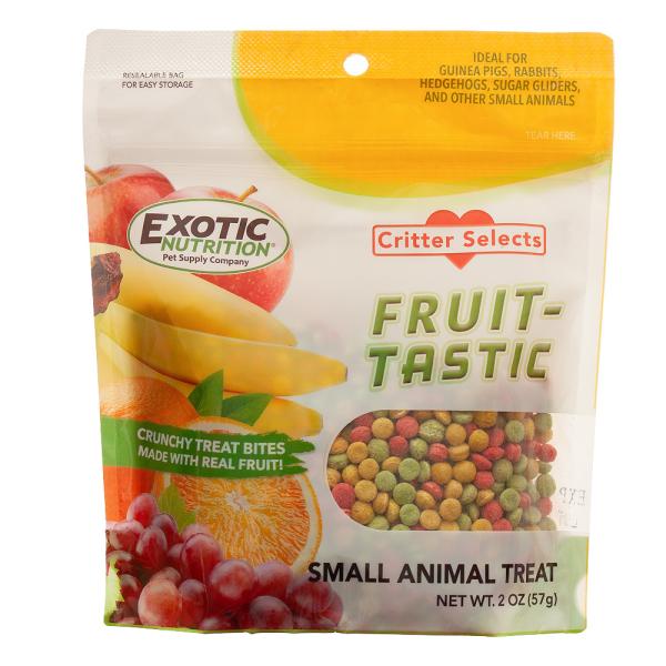 メーカー：EXOTIC NUTRITION ＥＸＯＴＩＣ　ＮＵＴＲＩＴＩＯＮ　ＦＲＵＩＴ　ＴＡＳＴＩＣ　５７ｇ　0810012543378　エキゾチックニュートリション　小動物　おやつ　副食　エサ　フード　フルーツ　果物　ぶどう　オレンジ　...