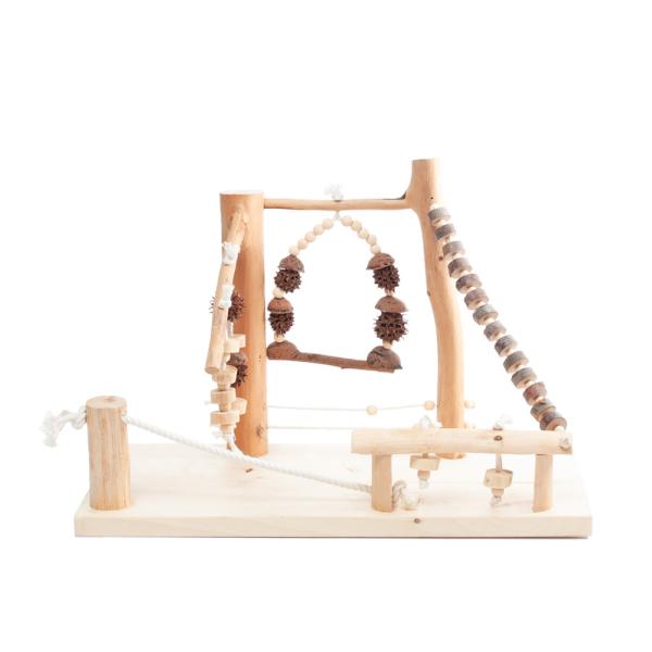 メーカー：(株)リーフ Leaf Corp 一点物　鳥用アスレチック　鳥　鳥用品　インコ　インコおもちゃ　おもちゃ　アスレチック　セキセイインコ　オカメインコ　コザクラインコ　小型インコ　中型インコ　サザナミインコ　ボタンインコ　マメルリハ...