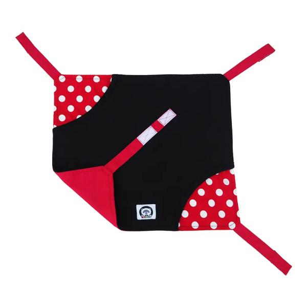 メーカー：Rainbow 小動物　小動物用品　デグー　チンチラ　リス　シマリス　モモンガ　フクロモモンガ　フェレット　ラット　マウス　ハンモック　寝床　遊ぶ　眠る　休む　休憩　ケージ　吊り下げ　ベット　ベッド　レインボー　水玉パスモック　レ...