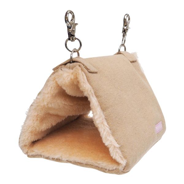 メーカー：Rainbow 小動物　小動物用品　レインボー　デグーのキャンバストンネル　ベージュ　4589462736567　kak　ハンモック　可愛い　小動物　小動物用品　ベッド　ベット　寝床　使いやすい　もぐれる　シンプル　デグー　リス　...