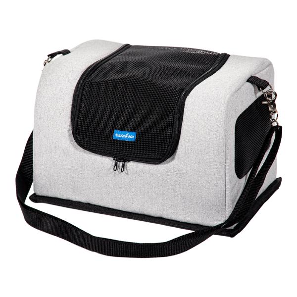 メーカー：Rainbow 小動物　小動物用品　レインボー　ミニアニマルキャリー（キャンバス）　Ｌ　4589462736796　kak　minimalcarry　小動物　ハリネズミ　フェレット　移動　通院　キャリー　ウサギ　チンチラ　防災　震...