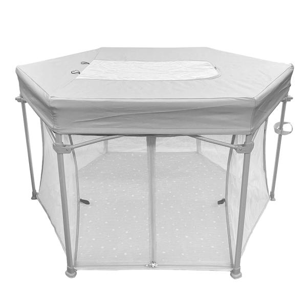 メーカー：?シンセー メーカー画像　屋根つき　おりたたみペットサークル　わんパーク　グレー　4571303940233　20241106　y24m11　ktym　屋根　折り畳み　折りたたみ　ペットサークル　サークル　ペット　屋根付きペットサ...