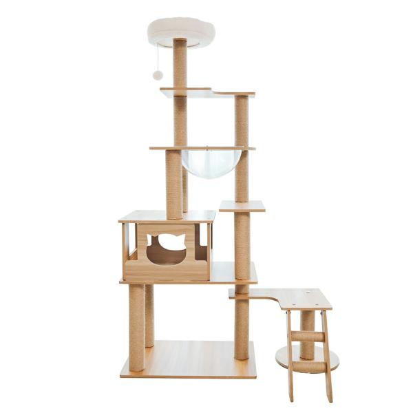 メーカー：?シンセー メーカー画像　キャットタワー　木登りアスレチックタワー　ワイドタイプ　4571303940264　20241111　y24m11　ktym　キャット　ねこ　ネコ　猫　CAT　愛猫　木登り　きのぼり　タワー　アスレチック...