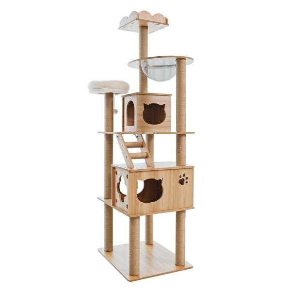 メーカー：?シンセー メーカー画像　キャットタワー　木登りアスレチックタワー　ハイタイプ　4571303940257　20241111　y24m11　ktym　キャット　ねこ　ネコ　猫　CAT　愛猫　木登り　きのぼり　タワー　アスレチック　...