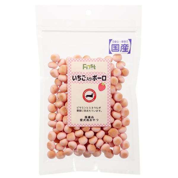 メーカー：?エースプロダクツ メーカー画像　犬　ボーロ　First　いちご入りボーロ　80g　エースプロダクツ　4544012511834　20241122　y24m11　ktym　いぬ　ドッグ　DOG　愛犬　ベビーボーロ　イチゴ　ストロベ...