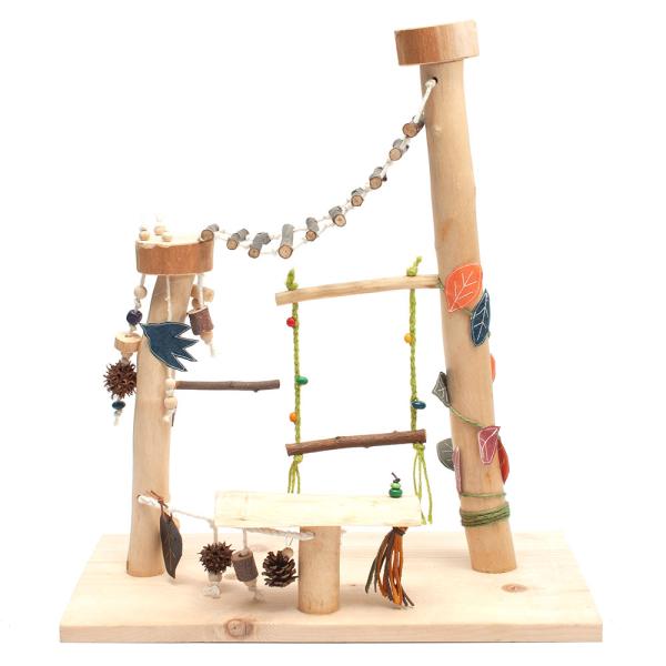 メーカー：(株)リーフ Leaf Corp 一点物　鳥用アスレチック　鳥　鳥用品　インコ　インコおもちゃ　おもちゃ　アスレチック　セキセイインコ　オカメインコ　コザクラインコ　小型インコ　中型インコ　サザナミインコ　ボタンインコ　マメルリハ...