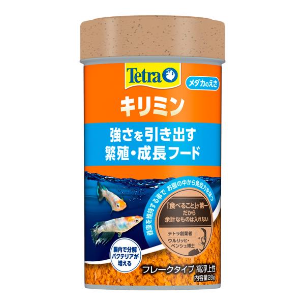 メーカー：テトラ アクアリウム用品　アクア用品　アクアリウム　アクア　魚　熱帯魚　人工飼料　飼料　餌　フード　えさ　エサ　ご飯　フレーク　フレークタイプ　テトラ　brand_tetra_medaka　kak　テトラ　キリミン　２８ｇ　400...