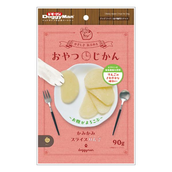 メーカー：ドギーマン メーカー画像　犬　おやつ　フード　ドギーマン　_dog　おやつじかん　かみかみスライスりんご　90g　4976555828146　ドッグフード　犬フード　間食　トリーツ　イヌ　DOG　犬用　犬の餌　犬えさ　犬餌　ペット...