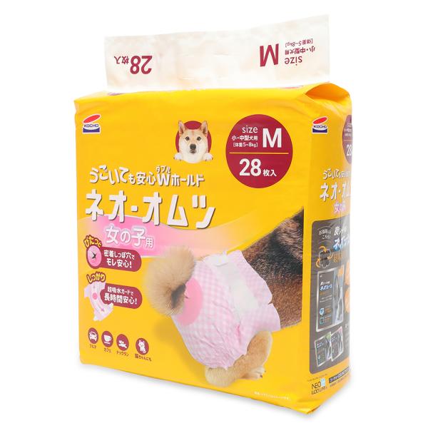 メーカー：コーチョー メーカー画像　犬　猫　おむつ　コーチョー　ネオ・オムツ　女の子用　Ｍ　２８枚　小・中型犬用　オムツ　4972316211127　20250206　ｙ25ｍ02　Kbsk　いぬ　イヌ　犬用品　ドッグ　ねこ　ネコ　猫用品　...