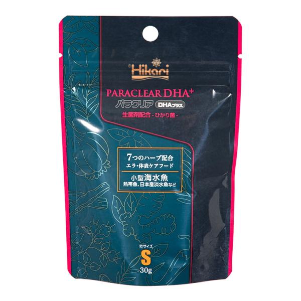 メーカー：キョーリン ハーブ　エラ　体表ケア　餌　フード　アクアリウム　アクアリウム用品　アクア用品　えさ　飼料　人工飼料　総合栄養食　観賞魚　国産　hikari　熱帯魚　幼魚　成魚　キョーリン　パラクリア　DHA+　S　30g　小型熱帯魚...
