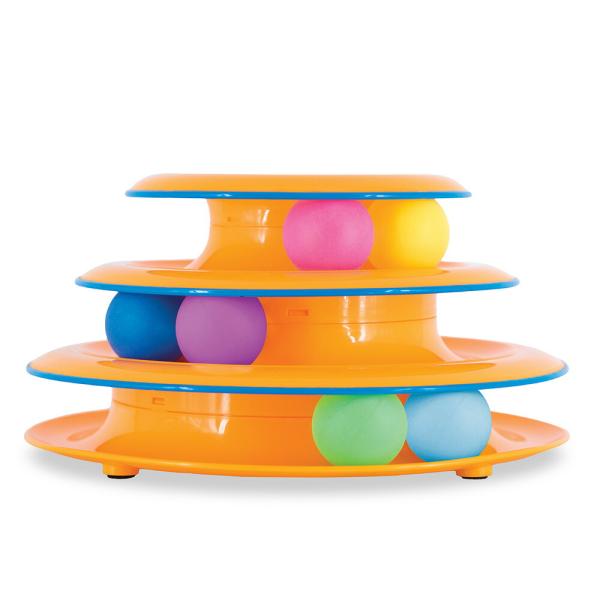 メーカー：ダッドウェイ メーカー画像　ペットステージ　ＤＸタワーオブトラックス　猫　おもちゃ　0700603715171　20250415　ｙ25ｍ04　Kbsk　猫用品　ねこ　ネコ　キャット　猫用　猫用おもちゃ　玩具　オモチャ　猫用玩具　...