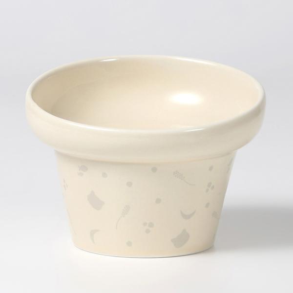 メーカー：ハリオ メーカー画像　ハリオ　にゃんプレ　トール　ベージュ　猫　食器　4573533861531　猫用品　_neko　フードボール　フードボウル　エサ入れ　えさ入れ　水入れ　給水　皿　器　ねこ用品　ネコ用品　HARIO　cat　C...