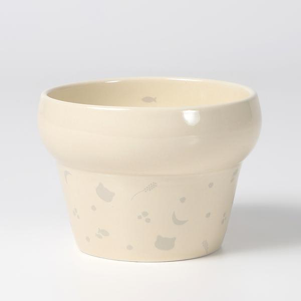 メーカー：ハリオ メーカー画像　ハリオ　にゃんプレ　ボウル　ベージュ　猫　食器　4573533861562　猫用品　_neko　フードボール　フードボウル　エサ入れ　えさ入れ　水入れ　給水　皿　器　ねこ用品　ネコ用品　HARIO　cat　C...