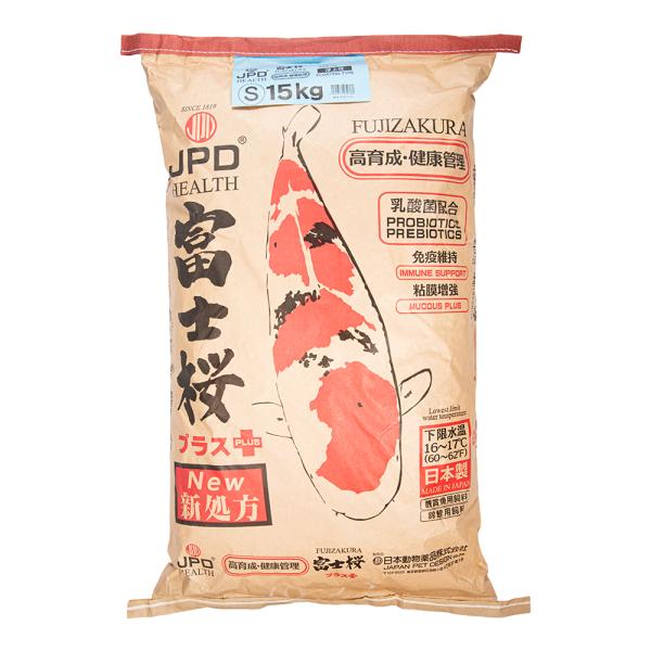 メーカー：日本動物薬品 アクア用品　アクアリウム用品　アクア　アクアリウム　錦鯉　ニシキゴイ　エサ　餌　顆粒　日本動物薬品株式会社　4975677039768　日本動物薬品　ニチドウ　富士桜　Ｓ　１５kg　フード　ご飯　ゴハン　飼料　浮上　...