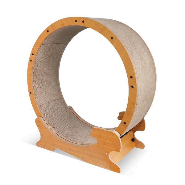 メーカー：ペットプロ メーカー画像　取寄せ商品　キャットランニングマシン　Ｌ　4981528611182　20250722　y25m07　ktym　猫　ネコ　ねこ　猫用品　キャットタワー　ランニング　回し車　遊具　遊べる　段ボール製　つめと...