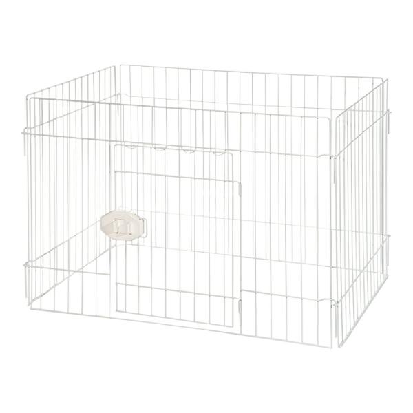メーカー：ジービー 4963065010208　ジービーサークル　犬　犬用　サークル　犬用サークル　隔離　ケージ　白　格子　金網　ハウス　シンプル　扉　扉付　しつけ　老犬　猫　猫用サークル　子猫　ウサギ　モルモット　チンチラ　ハリネズミ　部...