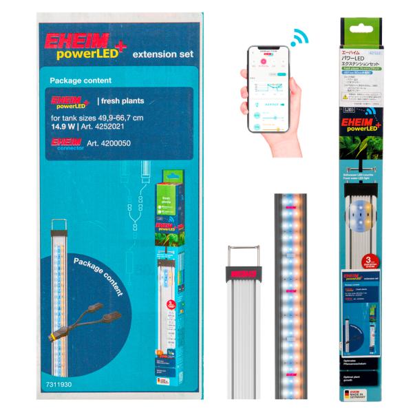 メーカー：ＥＨＥＩＭ エーハイム　パワーＬＥＤ　４８７ｍｍ　エクステンションセット　フレッシュプランツ　６０ｃｍ水槽用　4011708018392　アクア　アクア用品　アクアリウム　アクアリウム用品　照明　ライト　ＬＥＤ　ＬＥＤ本体　６０ｃ...