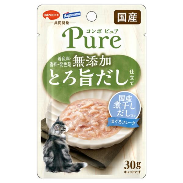 メーカー：日本ペットフード メーカー画像　コンボ　ピュア　キャット　パウチ　まぐろ・国産煮干しだし入り　３０ｇ×１２　キャットフード　ウェットフード　4902112068892　2250003299699　20250724　y25m07　k...