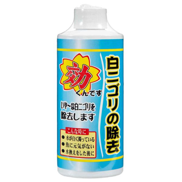 メーカー：ソネケミファ アクアリウム用品　_aqua　kjKPkin　金魚・メダカ　熱帯魚・エビ他　4948465202279　ソネケミファ　効くんですウォーター　白ニゴリ　１５０ｍｌ　20150710　ＫＮＩ　アクア用品　アクア　水槽　水...