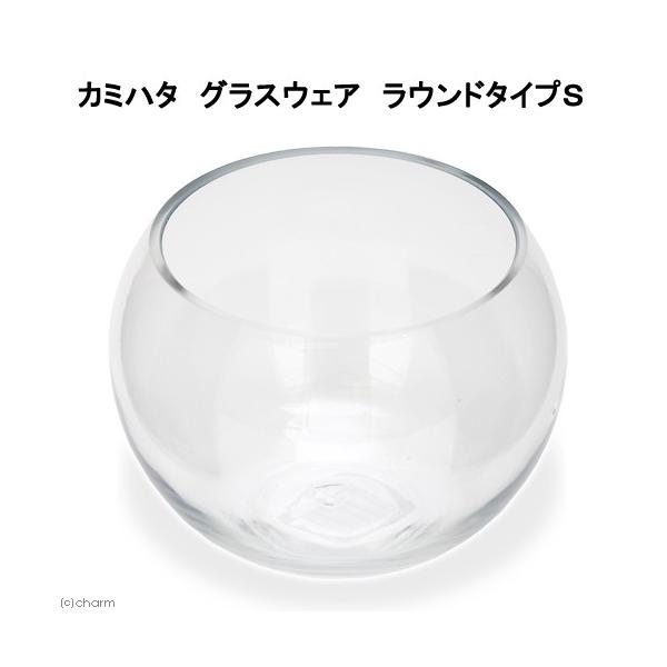 メーカー：カミハタ アクアリウム用品　_aqua　kjKPkin　_gardening　tmKPkin　カミハタ　グラスウェア　Glass　Ware　ラウンドタイプＳ　4971664625976　アクア用品　レイアウト　グラスアクア　インテ...
