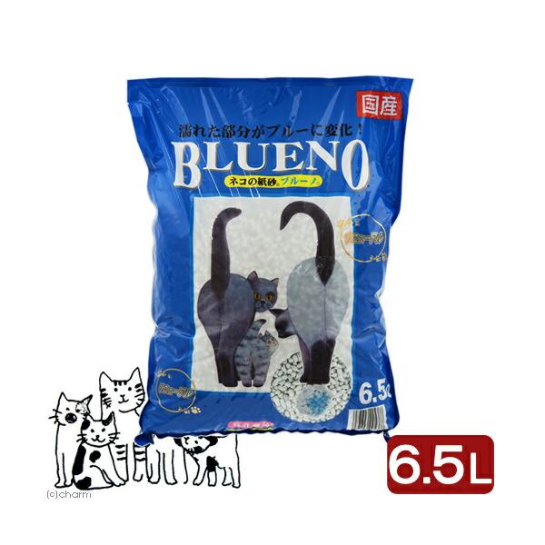 _neko　お一人様６点限り　ネコの紙砂　ブルーノ　６．５Ｌ　猫砂　紙　固まる　燃やせる　メーカー画像　4977696005366　3603　猫用品　紙製　ペパーレット　ＢＬＵＥＮＯ　国産　20180613　tsbs　猫　トイレ　opa2_...