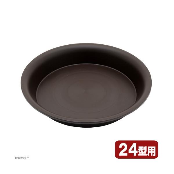 メーカー：アップルウェアー _gardening　アップルウェアー　クラフトプレート　２４型　ダークブラウン　4905980432680　園芸用品　ガーデニング　鉢　素焼き鉢　漆喰　素焼鉢　インテリア　デザイン　おしゃれ　丸鉢　丸型鉢　受け...