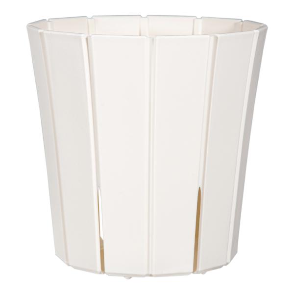 メーカー：アップルウェアー スリット鉢　植木鉢　鉢　ガーデニング用品　アップルウェアー　スリットオアシス　５号　ホワイト　4905980115811　20240213　y24ｍ02　mikari　ガーデニング　園芸　園芸用品　ポット　5号ポ...