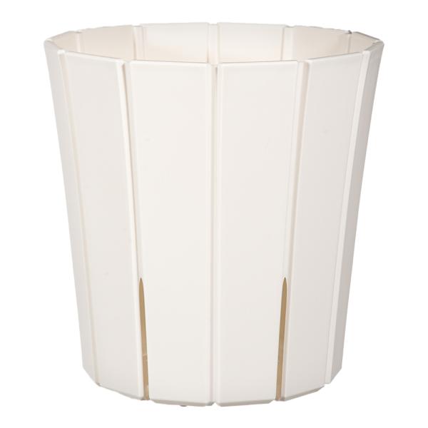 メーカー：アップルウェアー スリット鉢　植木鉢　鉢　ガーデニング用品　アップルウェアー　スリットオアシス　６号　ホワイト　4905980115910　20240213　y24ｍ02　mikari　ガーデニング　園芸　園芸用品　ポット　6号ポ...