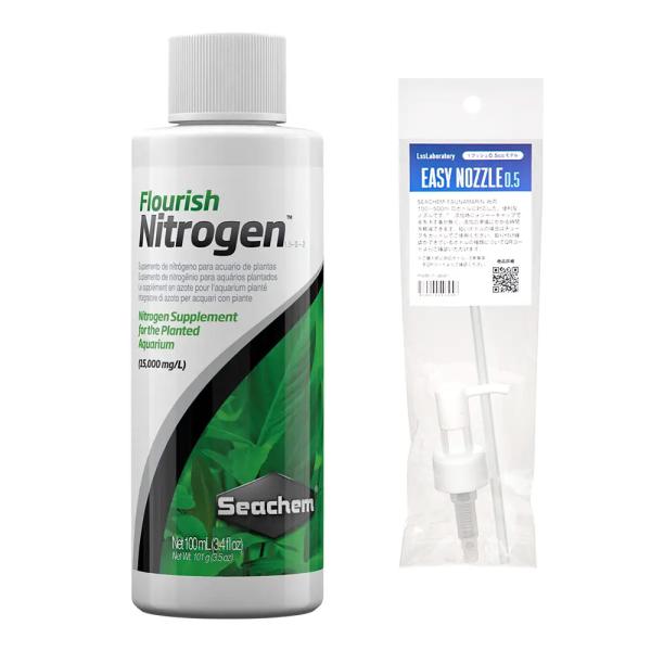 メーカー：用品セット LSS研究所　Easy　Nozzle　0.5　添加剤用ノズル　4580290408947　2ノズル　ワンプッシュ　0.5cc　プッシュ　ボトル　添加剤投与　投与　1プッシュ　添加剤　バクテリア　500mlボトル　口径2...