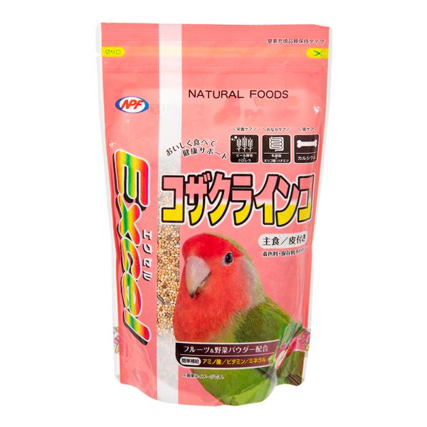 メーカー：ナチュラルペット ＮＰＦ　エクセル　コザクラインコ　５００ｇ　皮付き　4932804366067　小動物　鳥　餌　エサ　主食　フルーツ　野菜　ハチミツ　蜂蜜　オリゴ糖　カルシウム　小松菜　青菜　コザクラインコ用フード　コザクライン...