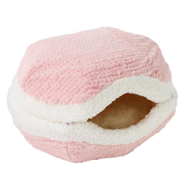 メーカー：ペッツルート メーカー画像　ペッツルート　ニャンとも和マカロン　さくら　4984937584795　20251007　y25m10　ktym　猫　ねこ　ネコ　CAT　キャット　愛猫　猫用　猫用品　ネコ用品　ねこ用品　ベッド　あたた...