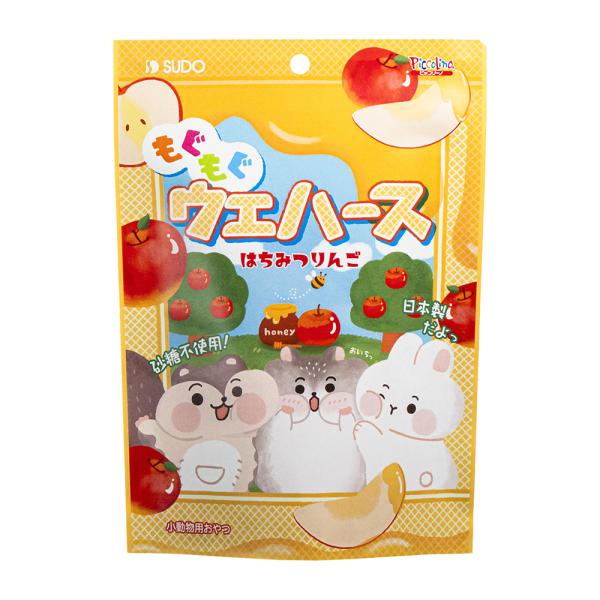 メーカー：スドー メーカー画像　スドー　もぐもぐウエハース　はちみつりんご　２４個入　うさぎ　ハムスター　おやつ　4974212932618　20250910　y25m10　ktym　アニマル　animal　小動物　ペット　フード　餌　えさ...
