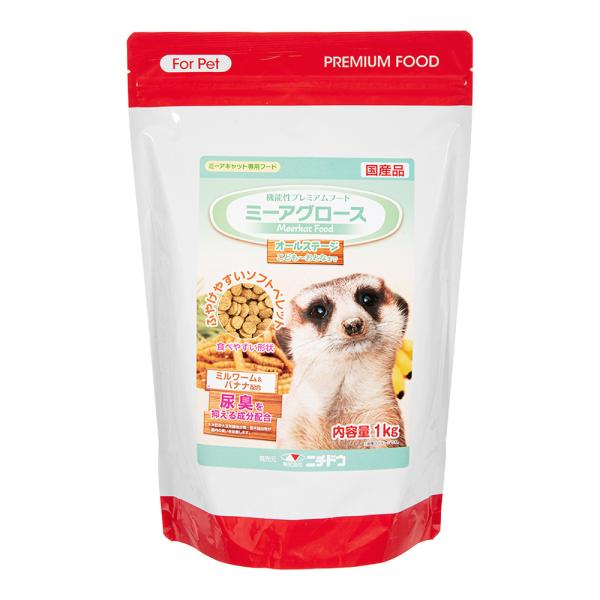 メーカー：ニチドウ ニチドウ　ミーアグロース　4975677050992　20250924　y25m10　ktym　小動物　アニマル　animal　ミーアキャット　エサ　えさ　餌　ソフトペレット　乳酸菌配合　プレミアムフード　フード　オール...