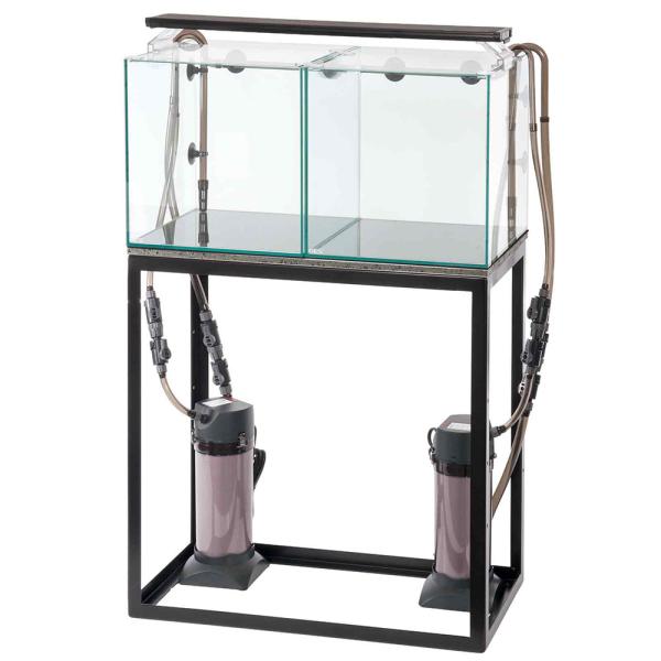 メーカー：ジェックス 水槽セット　ＧＥＸ　グラステリア　３００キューブ×２　水槽台（ブラック）＋外部フィルター＋照明セット　4972547037817　08622　水槽　ガラス水槽　３０ｃｍ水槽　キューブ　３０ｃｍキューブ　小型水槽　ジェッ...