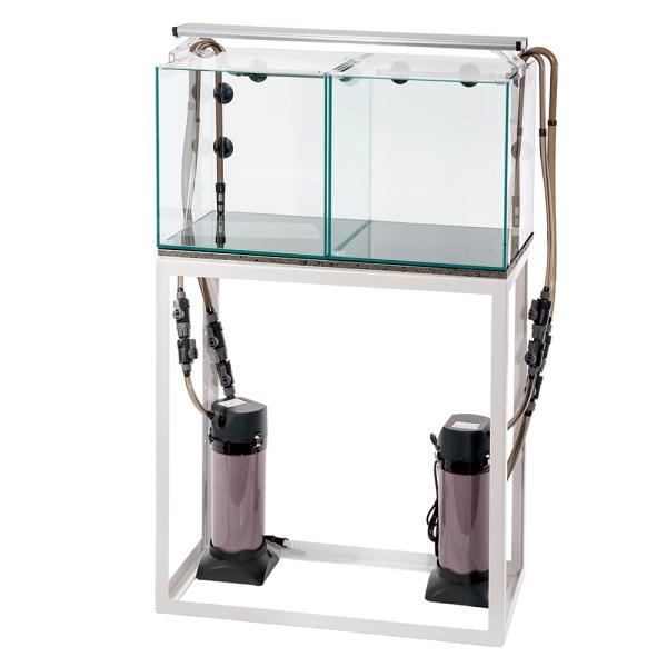 メーカー：ジェックス 水槽セット　ＧＥＸ　グラステリア　３００キューブ×２　水槽台（ホワイト）＋外部フィルター＋照明セット　4972547037817　08622　水槽　ガラス水槽　３０ｃｍ水槽　キューブ　３０ｃｍキューブ　小型水槽　ジェッ...