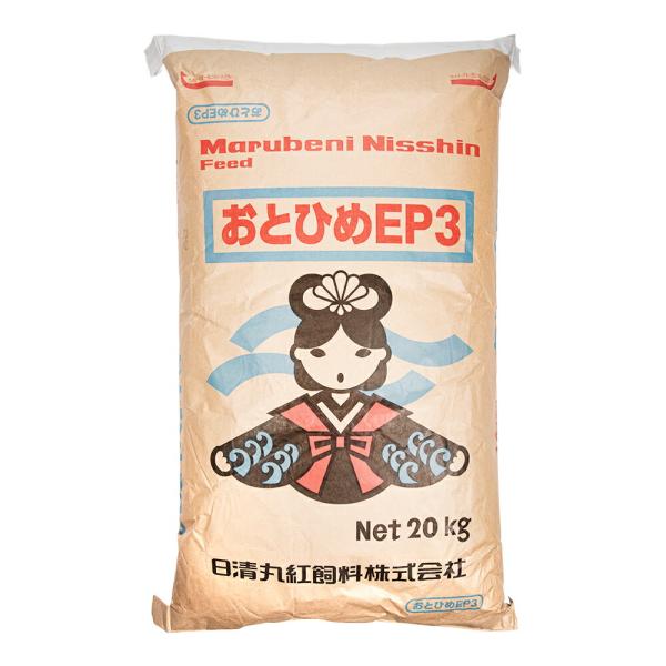 おとひめ　日清丸紅飼料　ＥＰ３　２０ｋｇ　アクアリウム用品　エサ　餌　フード　人工飼料　全魚種　総合食　熱帯魚　金魚　メダカ　日本産淡水魚　日淡　海水魚　稚魚　海産物　成長　育成　飼料　高タンパク　ご飯　ゴハン　hwmaterial　淡水海...